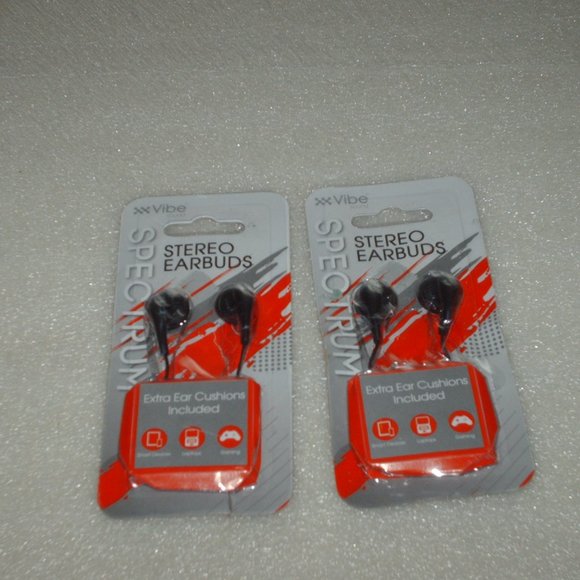 Spectrum Vibe | Headphones | 2 Pairs Of Vibe Spectrum Stereo Earbuds ...